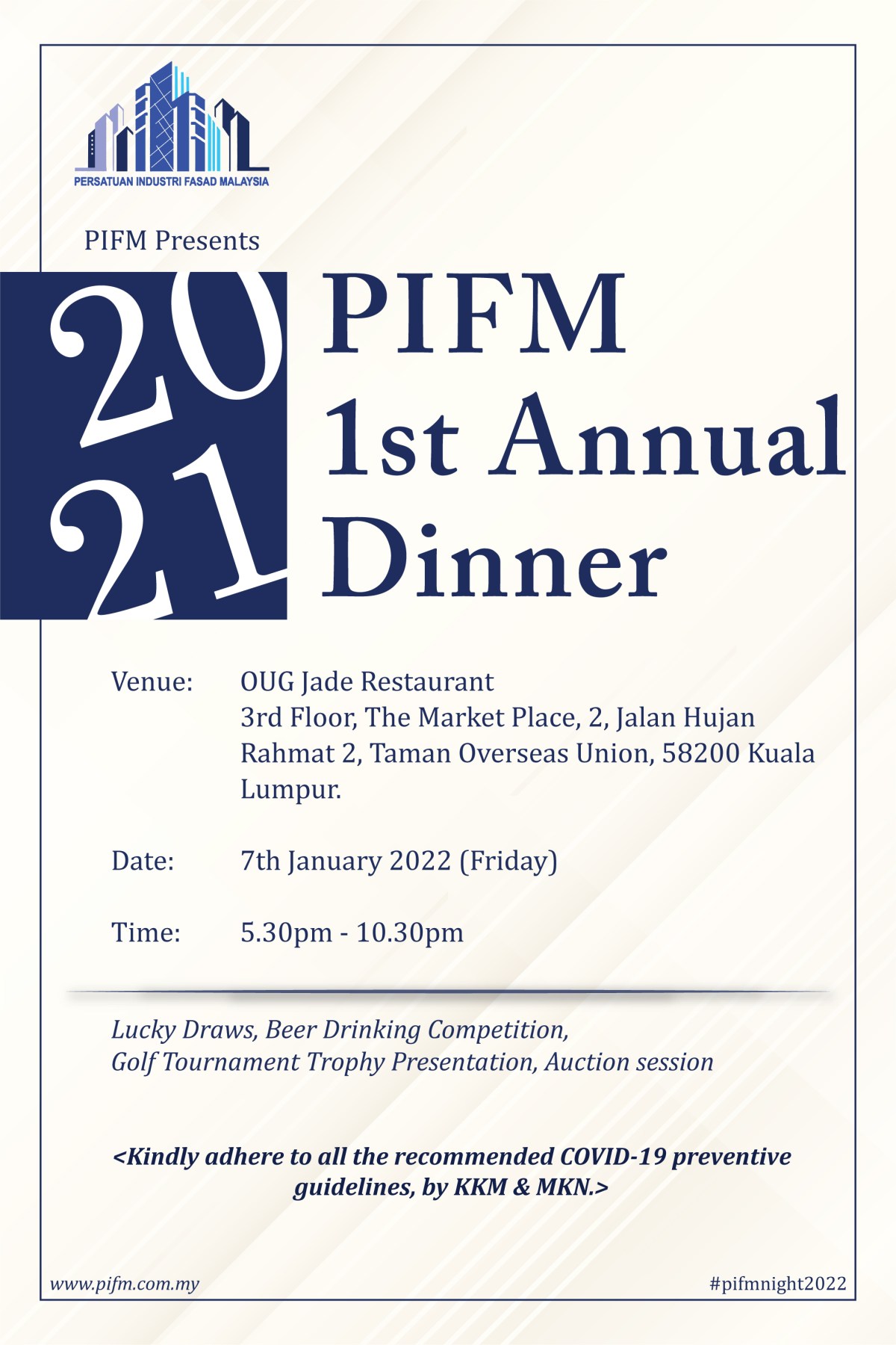 PIFM Annual Golf Tournament and Dinner 2020 – Malaysia Facade Industry ...